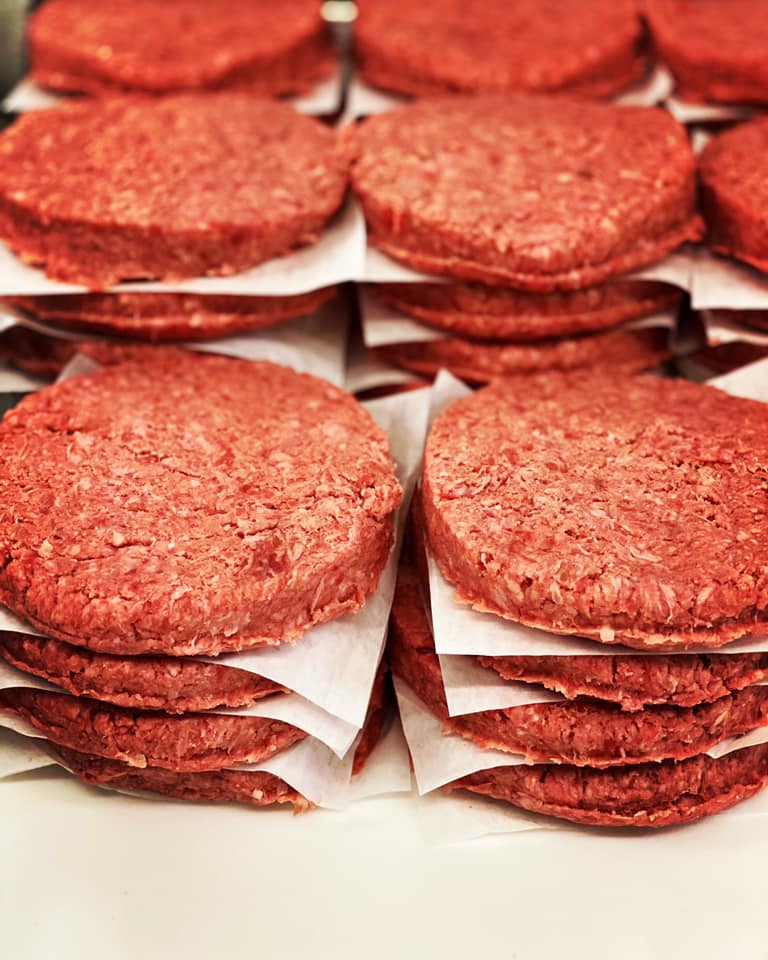 Raw Hamburger Patty
